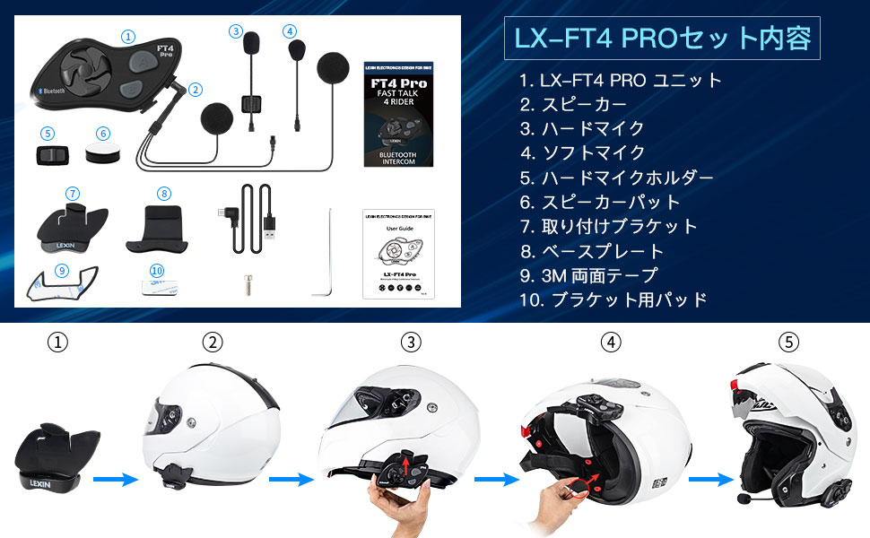 FT4-PRO packaging content&installation-日文 | Lotus Gk.All Rights Reserved.